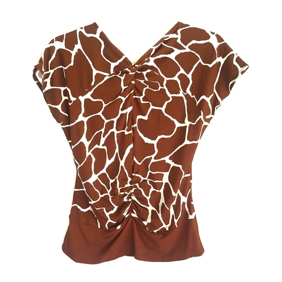 George | Tops | George Giraffe Print Top | Poshmark